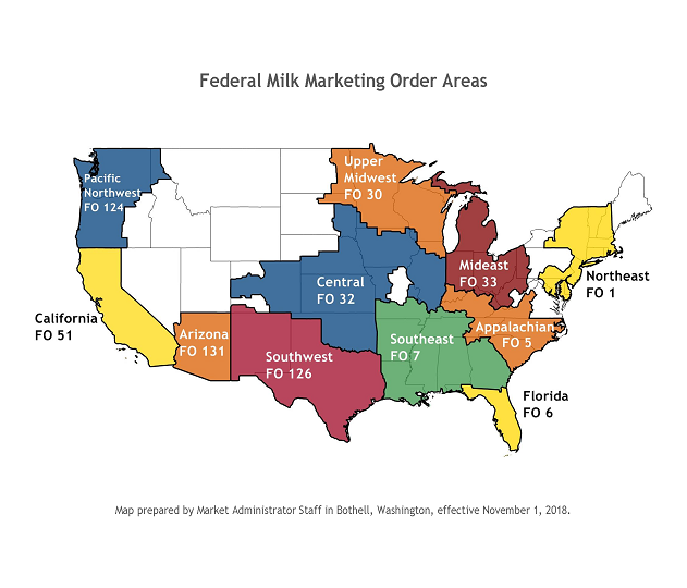 Pacific Northwest & Arizona Marketing Areas - Federal Order 124 & 131 ...